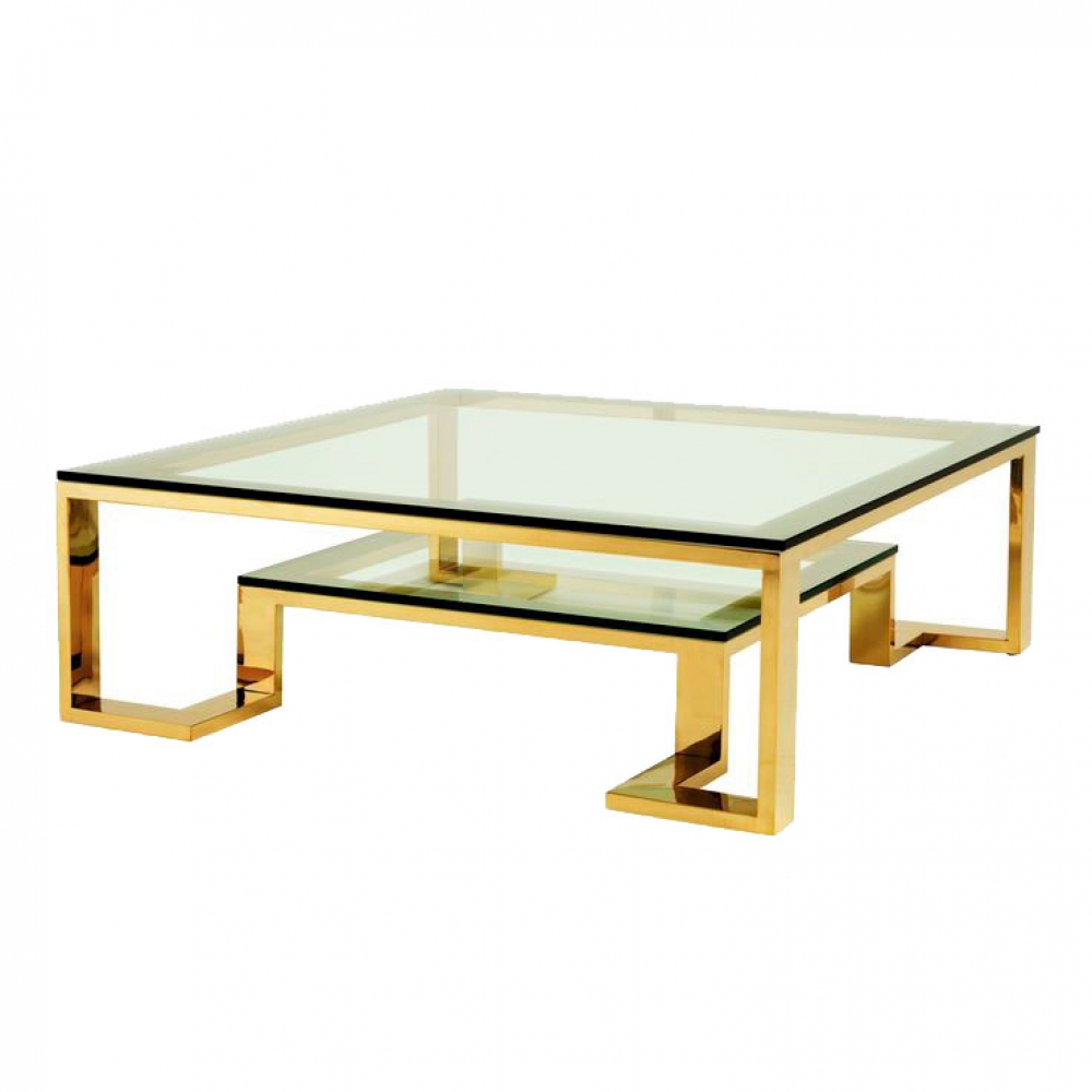 Casa y Estilo | Guatema | MUEBLES | Salas | Mesa de centro dorada Kare ...